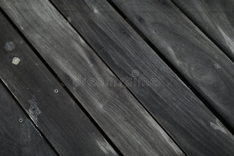 Closeup of the Texture of an Old, Wet Wooden Dock with White Patterns ...