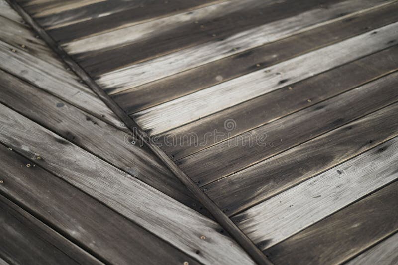 Closeup of the Texture of an Old, Wet Wooden Dock with White Patterns ...