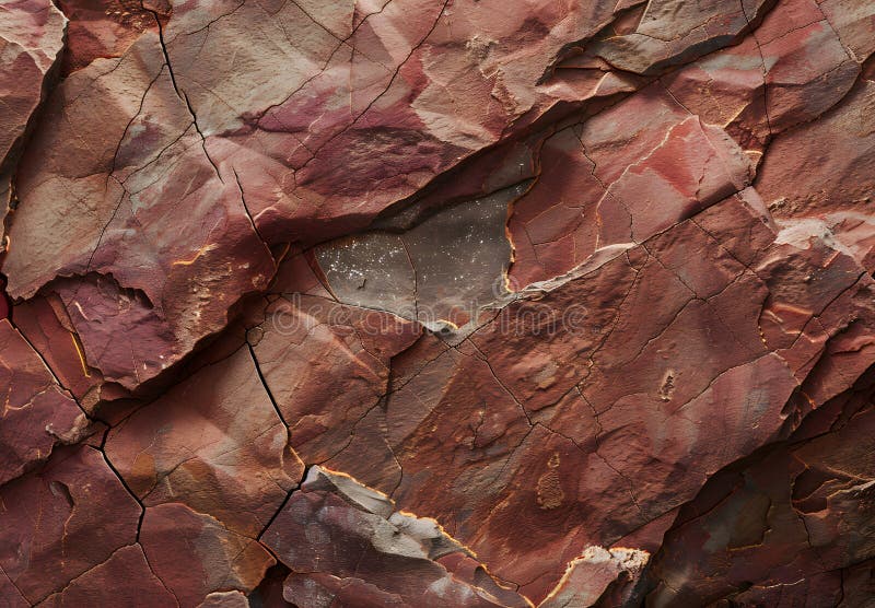 Closeup Texture of Red Rock Surface Stock Illustration - Illustration ...