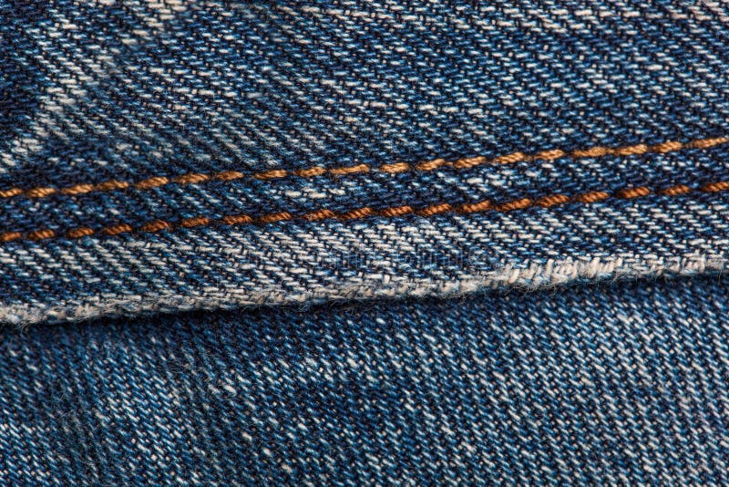 Closeup Texture Thread and Stitch Denim Pants Stock Photo - Image of ...