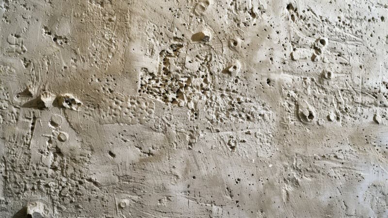 A Closeup of a Textured Plaster Wall Dotted with Tiny Bumps and Ridges ...