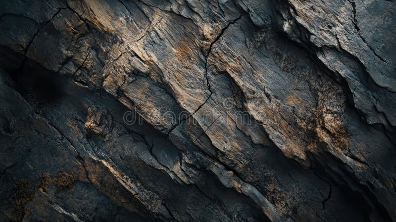 Closeup of Textured Rock Pattern with Natural Cracks and Erosion ...
