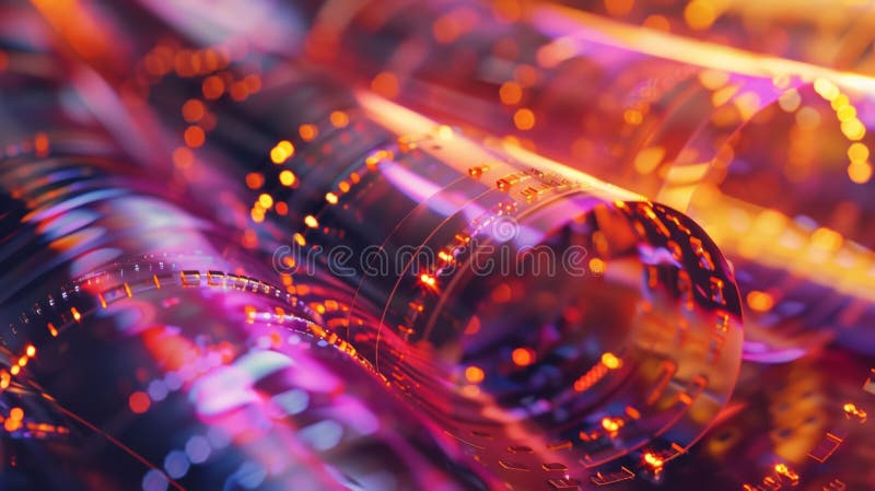 A Closeup of a Thin Film Made of Programmable Matter Showcasing Its ...