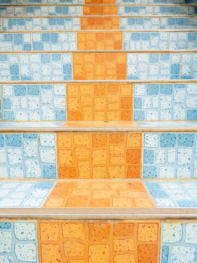 Closeup of the Tile Pattern on the Staircase Stock Image - Image of ...