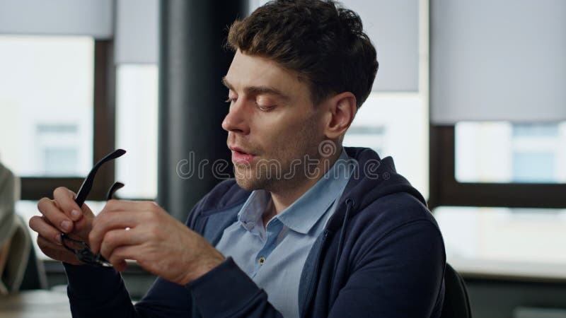 Closeup Tired Manager Analyzing Software Code. Exhausted Developer ... Closeup Tired Manager Analyzing Software Code. Exhausted Developer ...