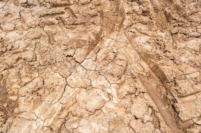 Closeup To Crack Dry Clay on Ground Stock Image - Image of stone, break ...