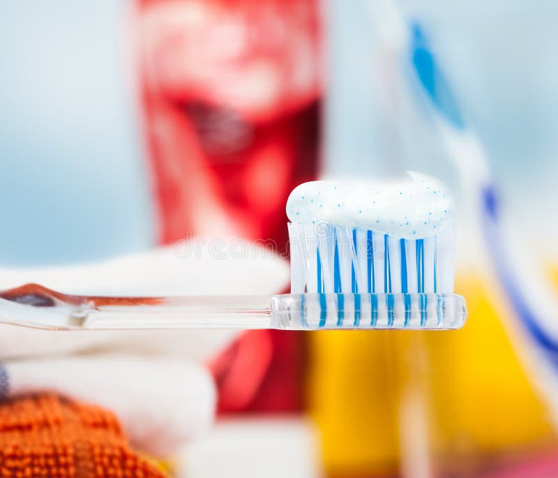 Closeup of a toothbrush stock photo. Image of head, medical - 30884694