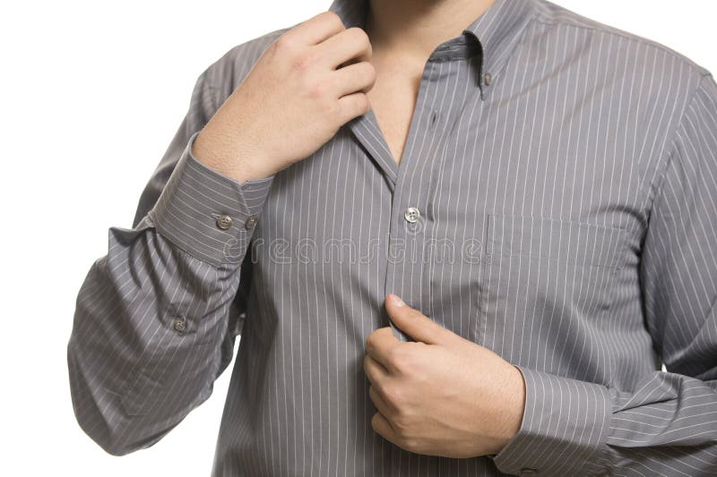 Closeup of Torso of Confident Unknown Business Man Stock Image - Image ...