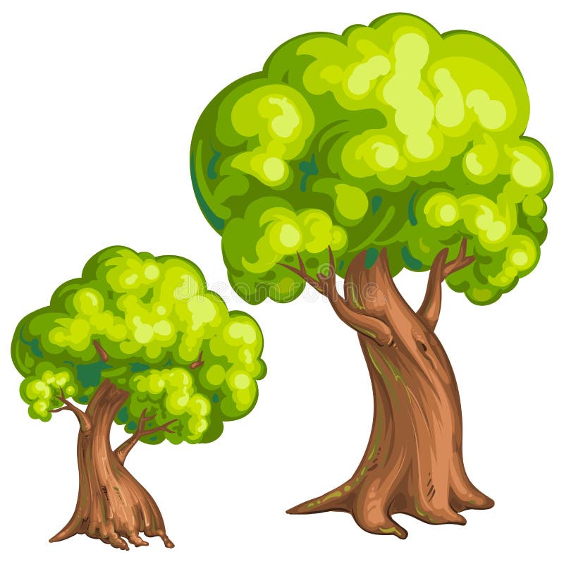 Closeup tree stock vector. Illustration of fresh, tree - 62828861