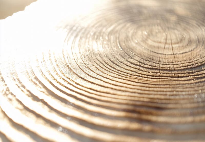 Closeup Tree Rings Texture Sunlight Wooden High Quality Image Stock ...