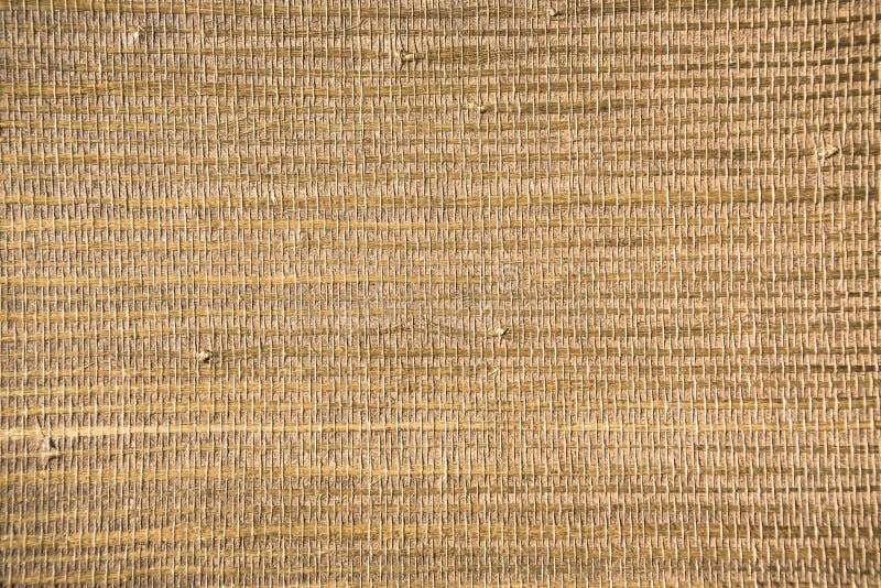 Closeup of a Trendy Straw Wallpaper of Ethnic Style. Woven Pattern ...
