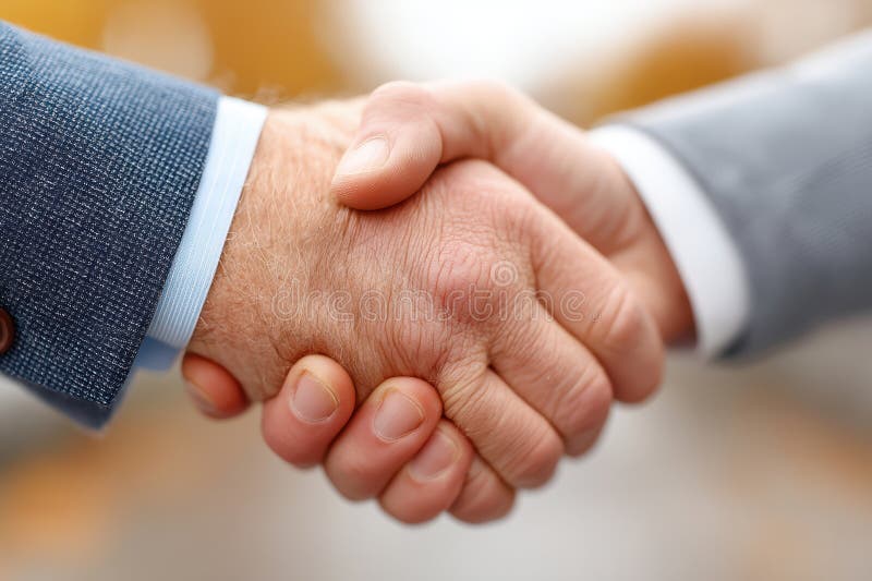 A Professional Handshake Symbolizing Partnership, Agreement, and Mutual ...