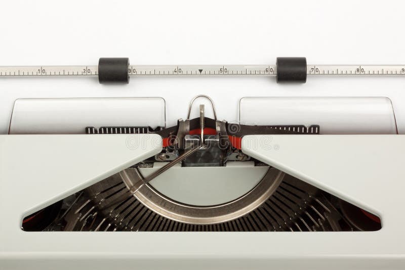 Closeup of Typewriter Typing Stock Photo - Image of typebar, antique ...