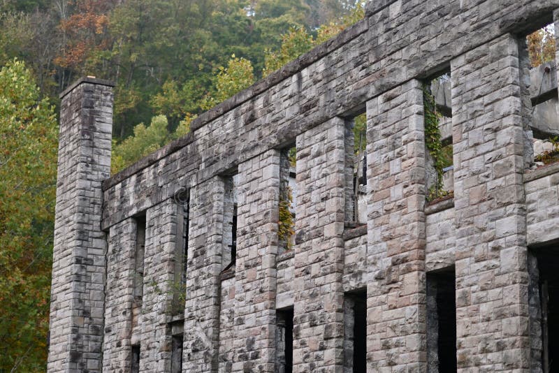 Uncompleted Building with Scaffolding on Building of Construction Site ...