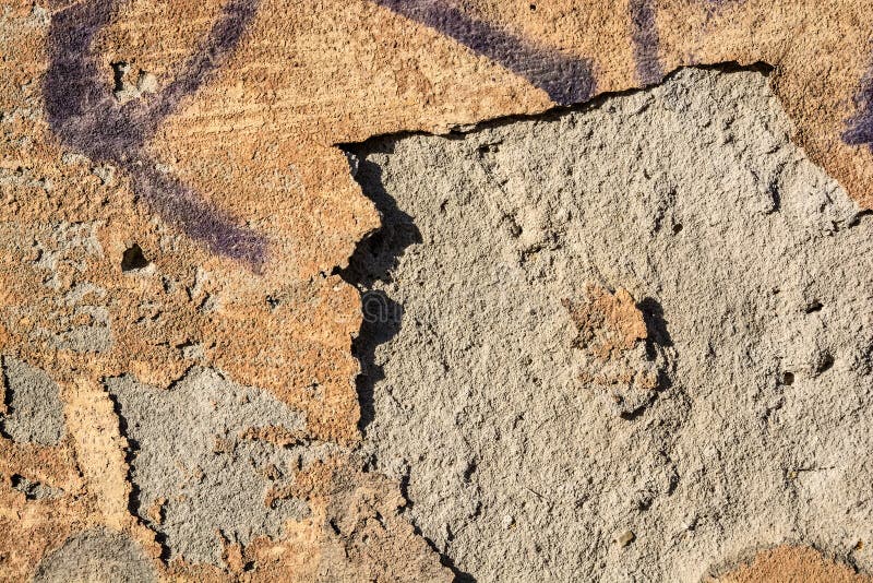 Close Up Uneven Plaster Surface Texture Background Stock Image - Image ...