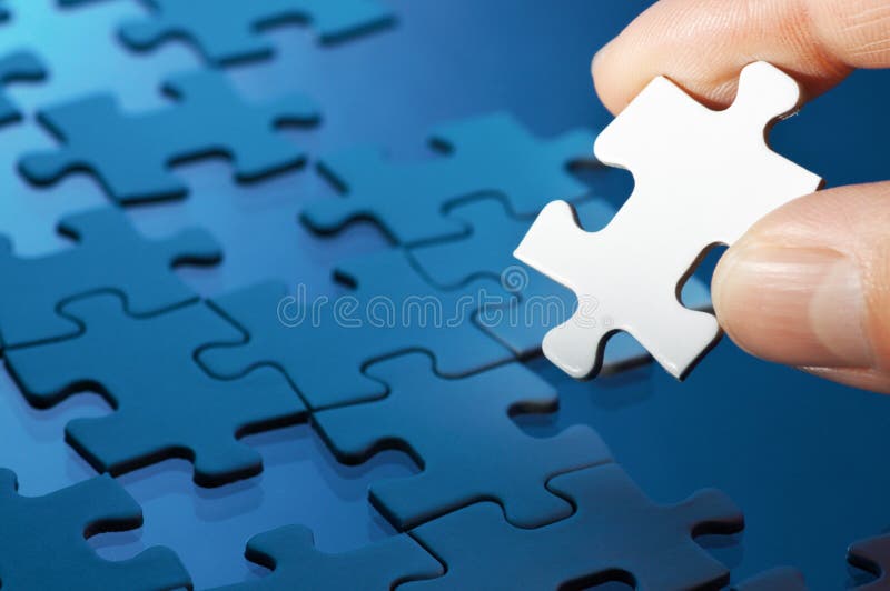 Unfinished Jigsaw Puzzle and Last Piece. Stock Image - Image of task ... Unfinished Jigsaw Puzzle and Last Piece. Stock Image - Image of task ...