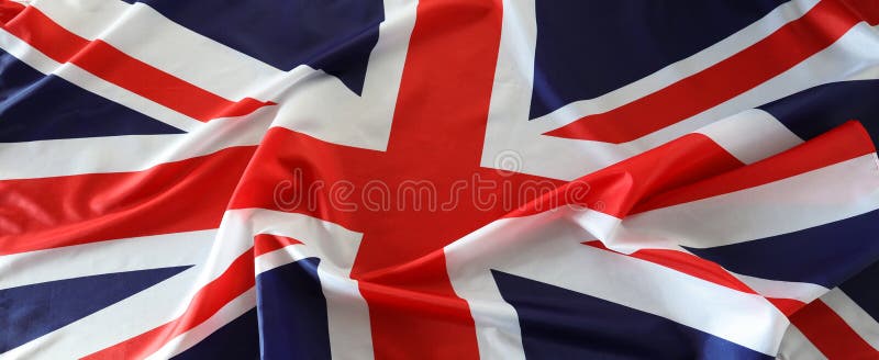 Rippled British flag stock image. Image of rippled, british - 185404027