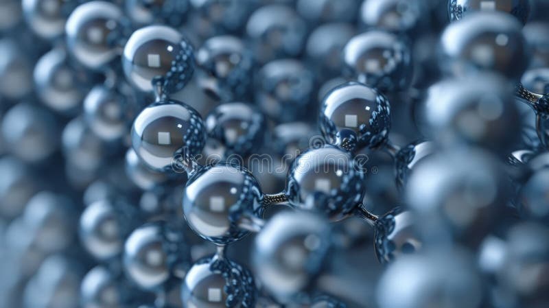 A Closeup of a Unique Type of Nanomaterial Made Up of Tiny Spheres ...