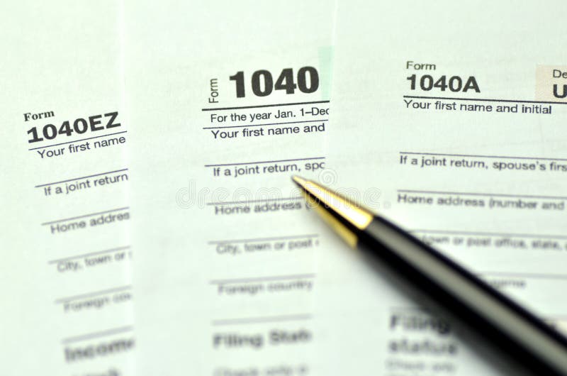 Tax time stock photo. Image of deductions, forms, money - 4113136