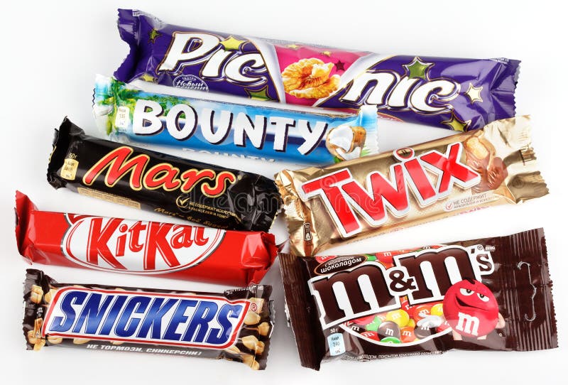 Closeup Of Various Chocolate Bars Editorial Stock Image - Image: 28048844