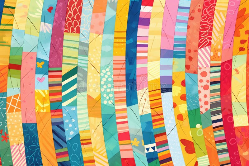 Closeup of Various Colorful Textile Swatches Stock Image - Image of ...