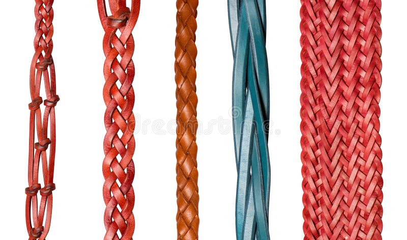 Closeup of Various Leather Belts Stock Photo - Image of clasp, design ...