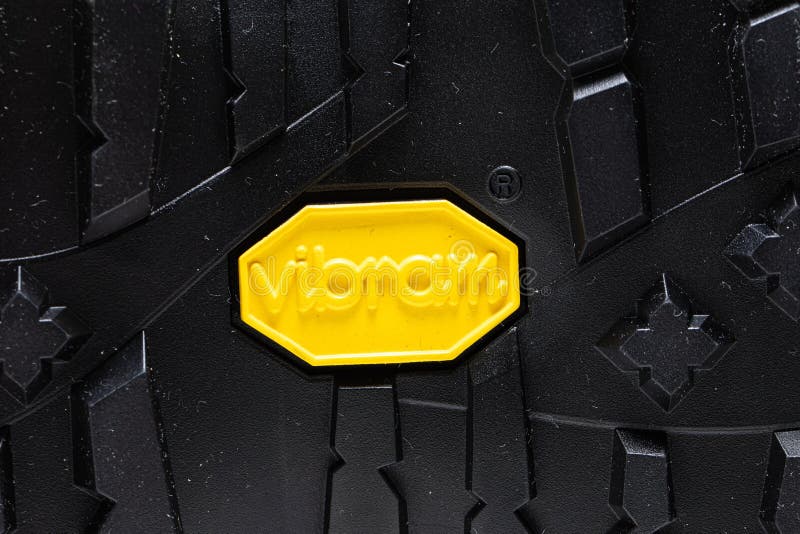 Closeup of Vibram Soling System on Editorial Photo - Image of ...