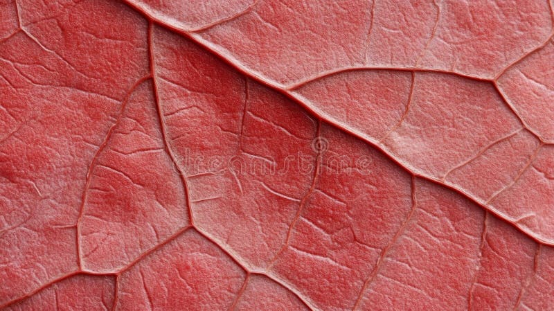 Closeup of a Vibrant Crimson Surface, Study in Texture and Color ...