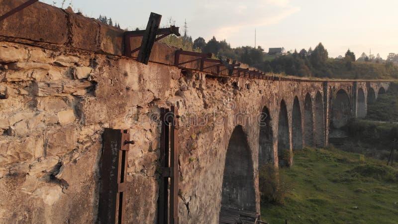 A Big Old Bricks Bridge in the Park of Snowdonia Stock Image - Image of ...