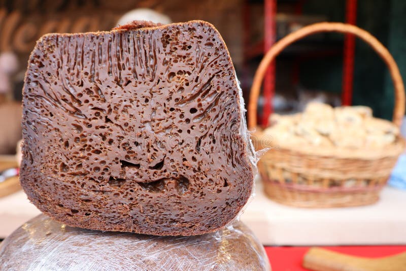 A Unique CrossSection of Artisan Bread Featuring Intricate, Beautiful ...