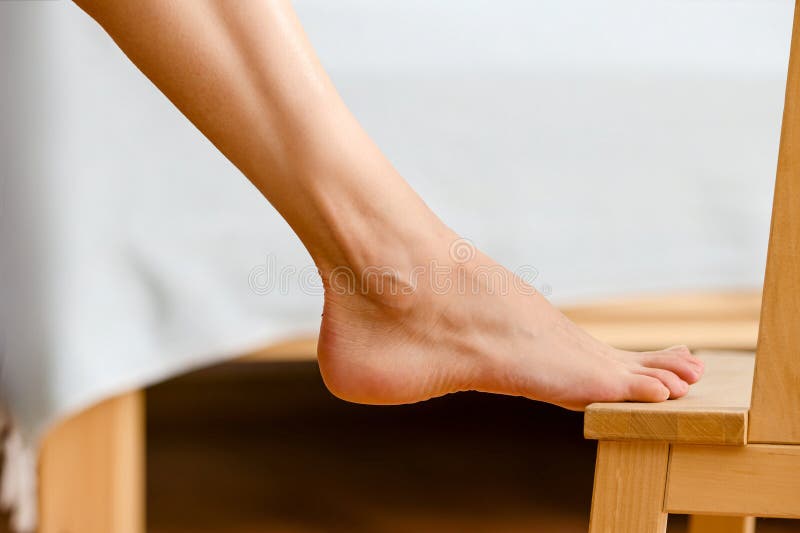 Closeup View of Bare Female Foot Stock Image - Image of copyspace ...