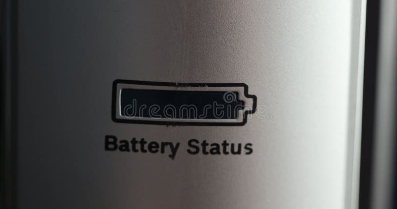 The Battery Status Indicator Displayed on an Electronic Device is ...