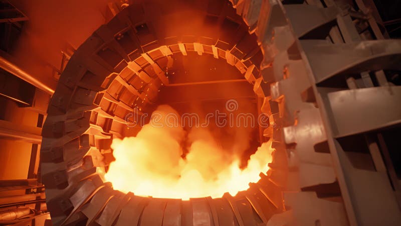 A Closeup View of a Biomass Combustion Chamber Stock Footage - Video of ...