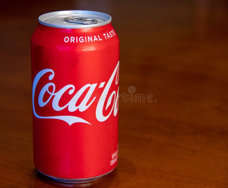 Closeup View of a Can of Coca Cola Editorial Photo - Image of cola ...