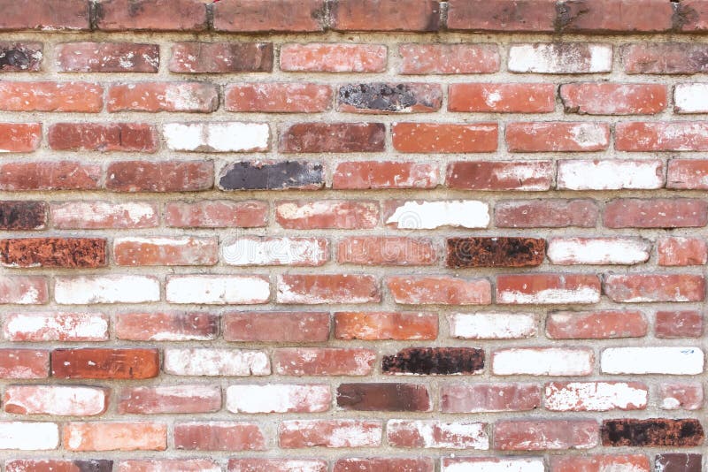 Rustic Brick Background - Fading Paint Stock Image - Image of blank ...