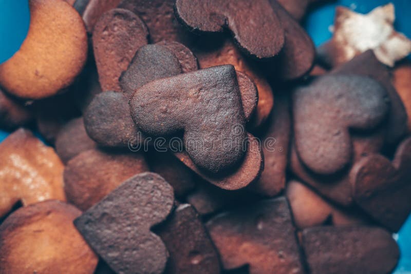 Burned gingerbread cookies stock photo. Image of homemade - 132021874
