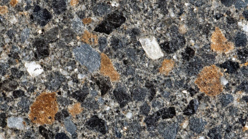 Closeup View of a Coarse Grained Igneous Rock Texture Stock ...