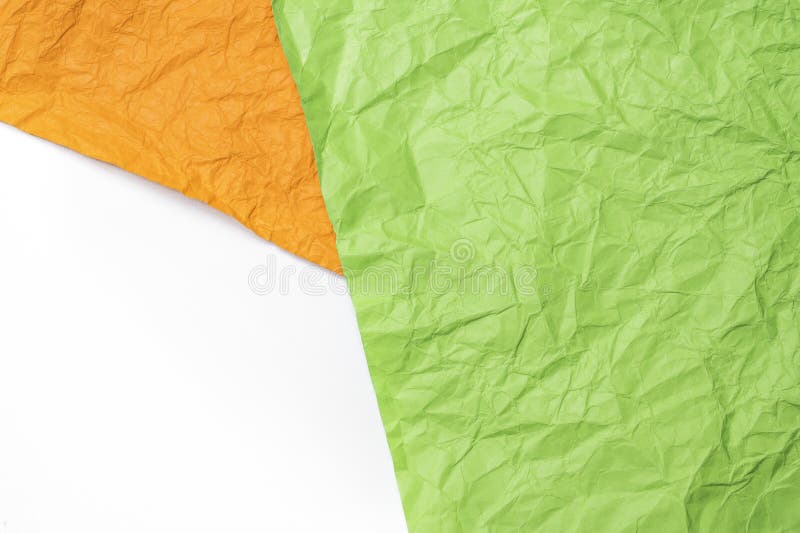Closeup View of Colored Crumpled Paper Stock Image - Image of paper ...