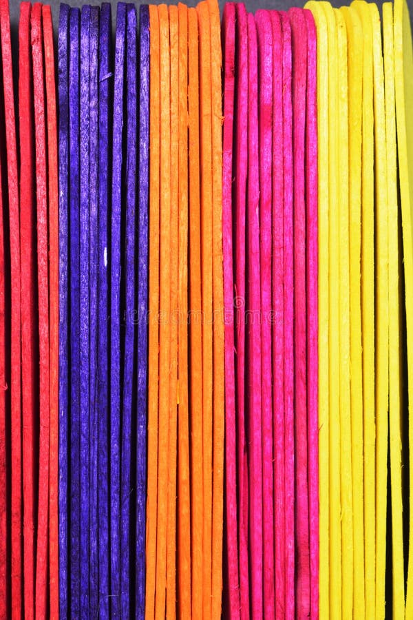 Closeup View of Colourful Ice Cream Sticks Making Background Stock ...