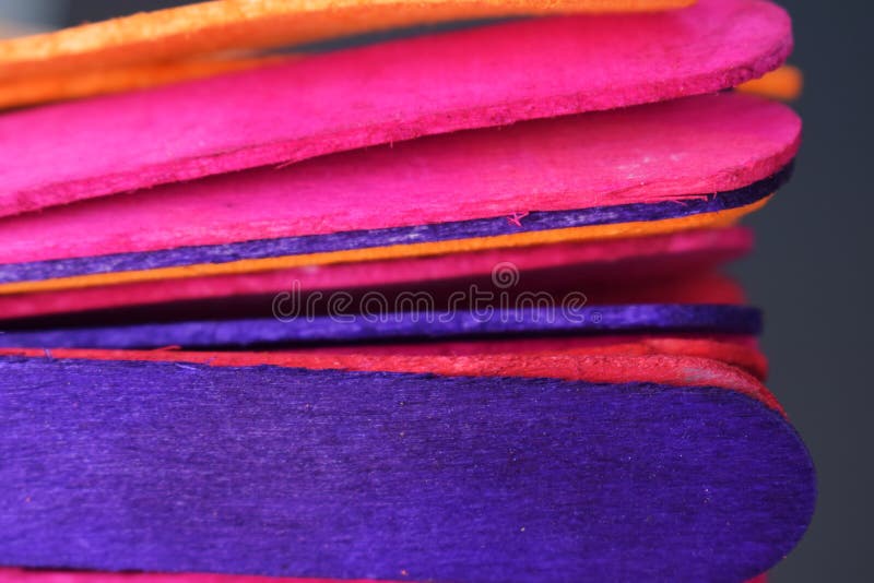 Closeup View of Colourful Ice Cream Sticks Making Background Stock ...