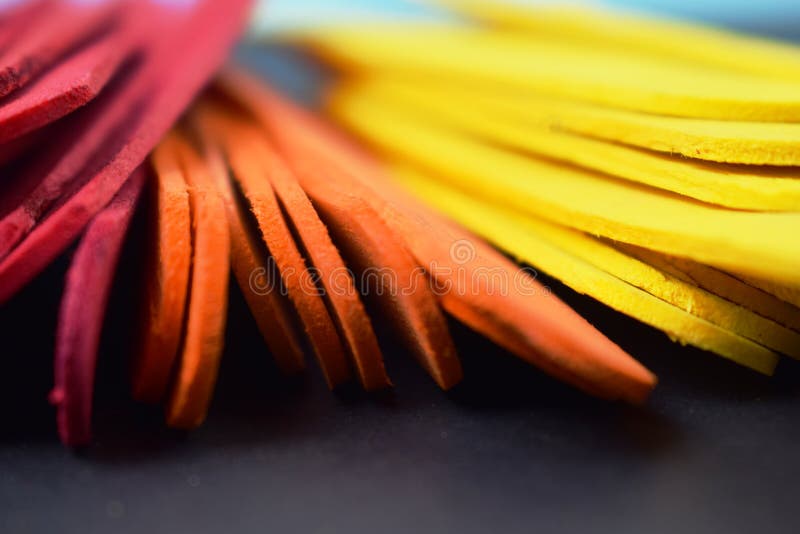 Closeup View of Colourful Ice Cream Sticks Making Background Stock ...
