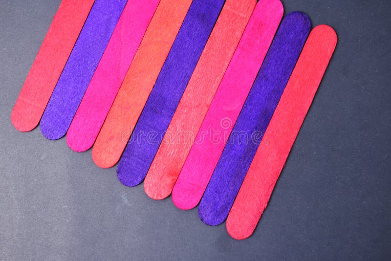 Closeup View of Colourful Ice Cream Sticks Making Background Stock ...