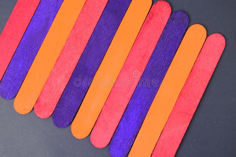 Closeup View of Colourful Ice Cream Sticks Making Background Stock ...