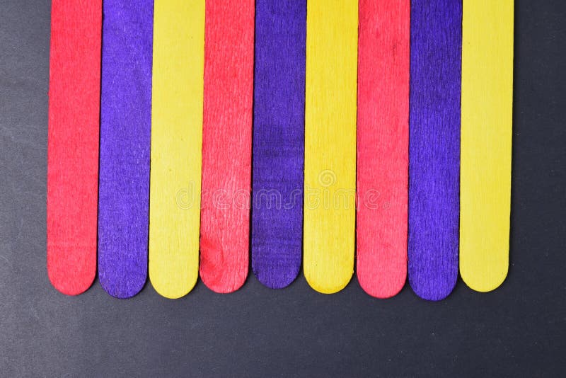 Closeup View of Colourful Ice Cream Sticks Making Background Stock ...