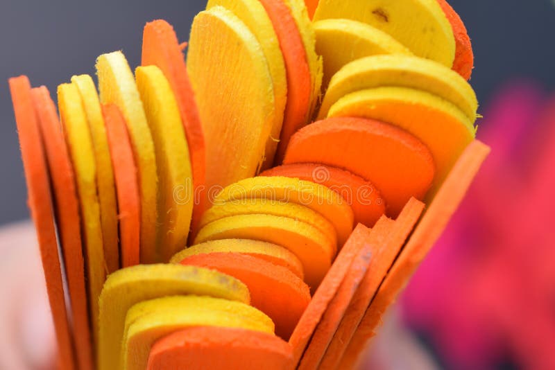 Closeup View of Colourful Ice Cream Sticks Making Background Stock ...