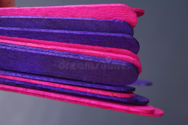 Closeup View of Colourful Ice Cream Sticks Making Background Stock ...