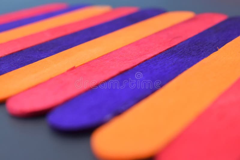 Closeup View of Colourful Ice Cream Sticks Making Background Stock ...