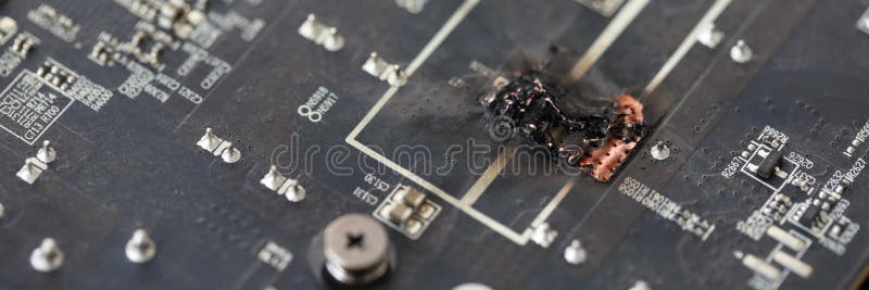 138 Burnt Electronic Circuit Board Stock Photos - Free & Royalty-Free ...