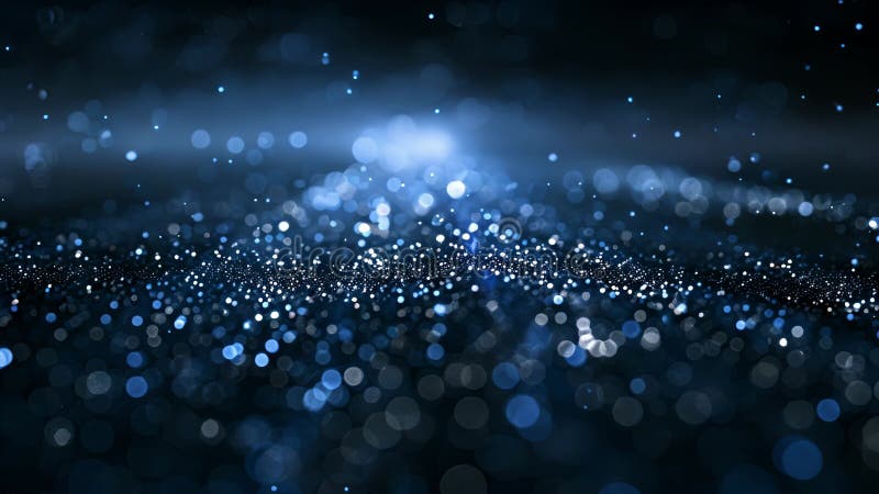 A Closeup View of a Dark Empty Space with Tiny Virtual Particles Tered ...