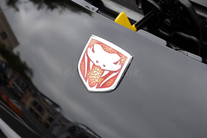 Dodge Viper logo editorial stock photo. Image of credit - 178009983